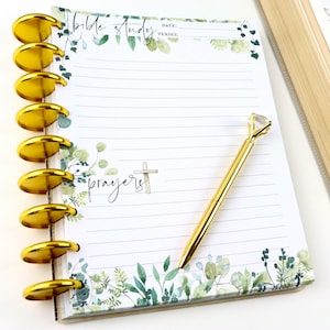 Printed Happy Planner Bible Study Pages, 92 Pages (1/2 Yr.), Christian ...