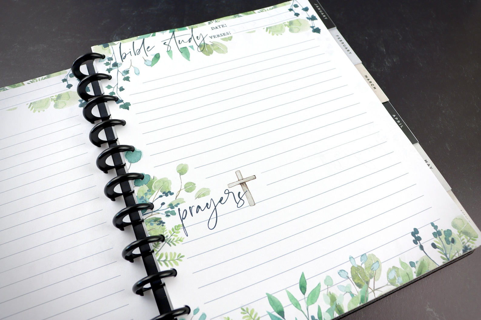 Big Happy Planner Bible Study Pages, 8.5" X 11", 46 or 92 Printed Pages ...