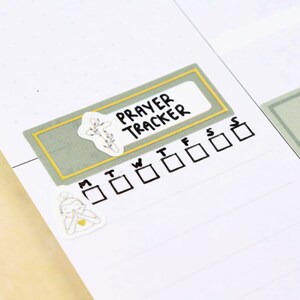 Gold, Faith Planner Stickers, Daily Faith Planner, Christian A5 Planner ...