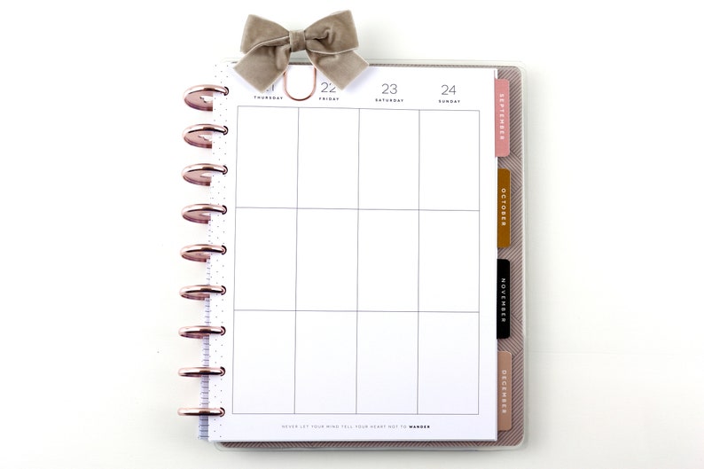 Rose Gold Paper Clip Velvet Bow Planner Clip Rose Gold - Etsy