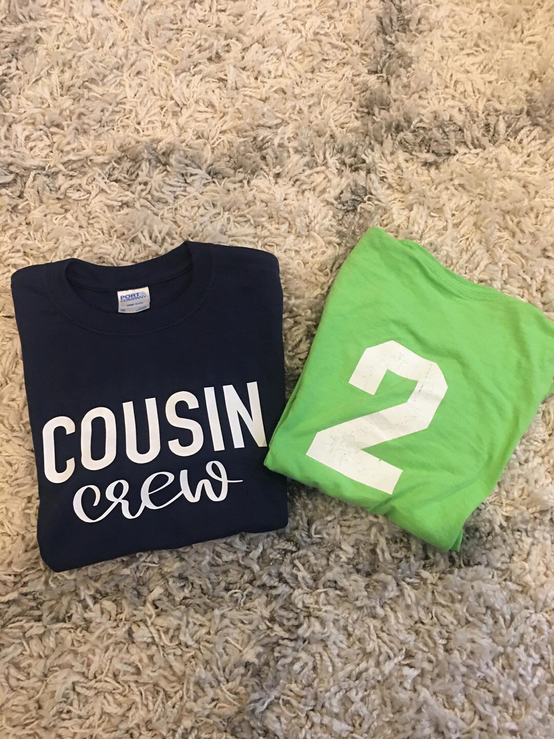 Cousin Crew - Family T-shirts - Optional # on Back! - Etsy