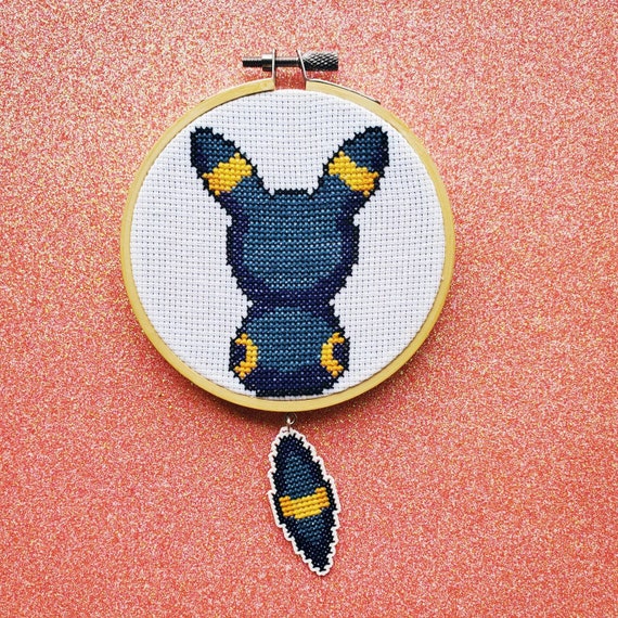 PATTERN: Hanging tail umbreon cross stitch | Etsy