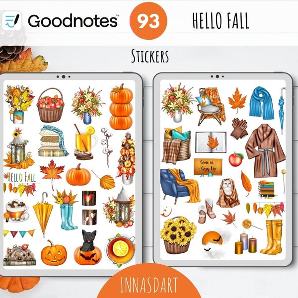 Autumn Stickers - Etsy