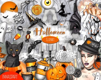 Pink Halloween Digital Planner Stickers for Use With Planners - Etsy