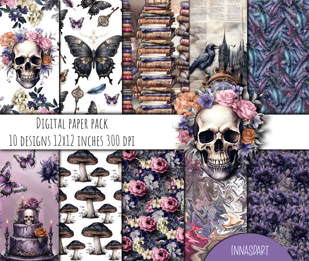 Dark Academia Digital Papers, Dark Academia Digital Backgrounds, Gothic ...