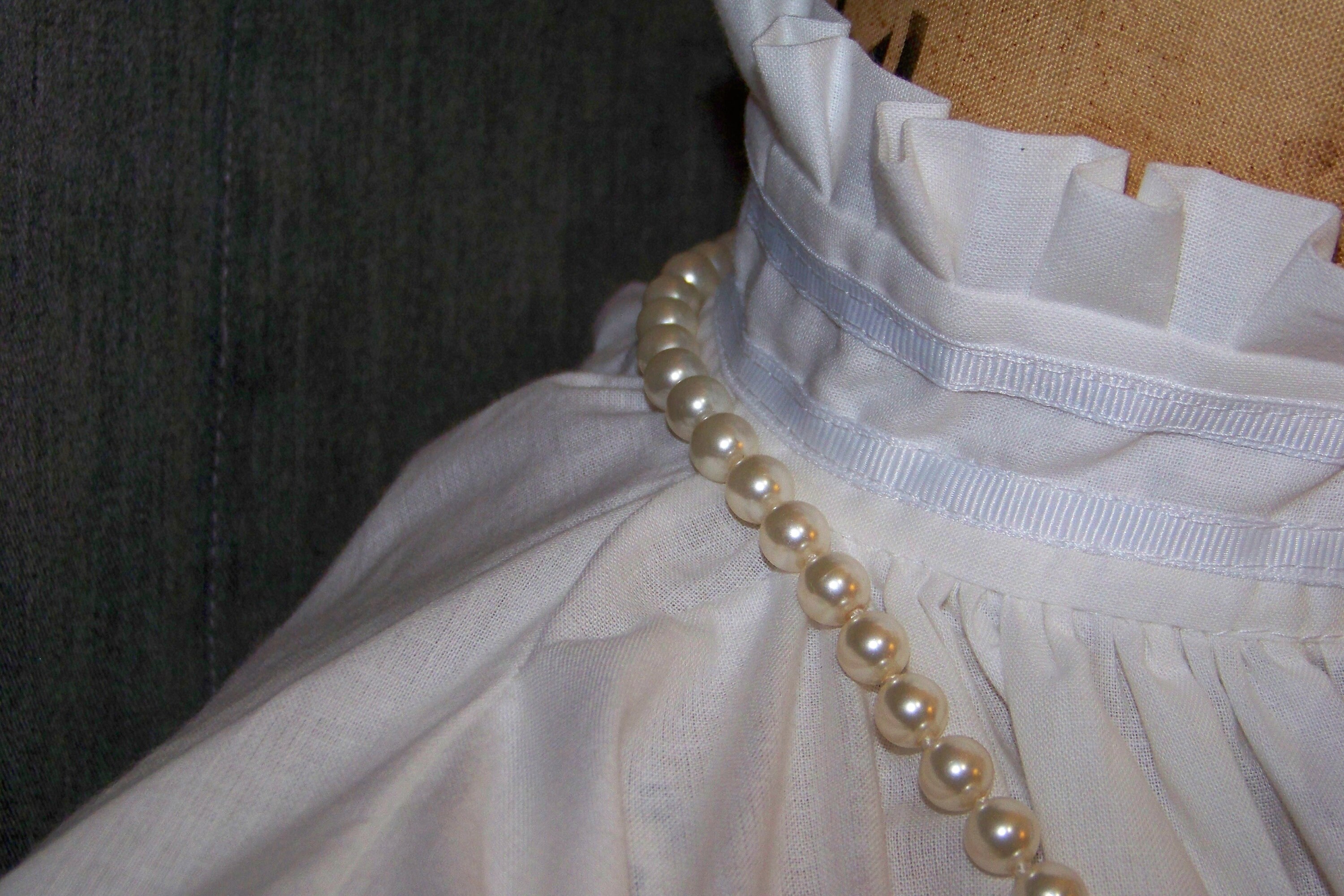 Ladies Partlet Sleeves Custom Cotton Ruffle Collar/Cuffs | Etsy