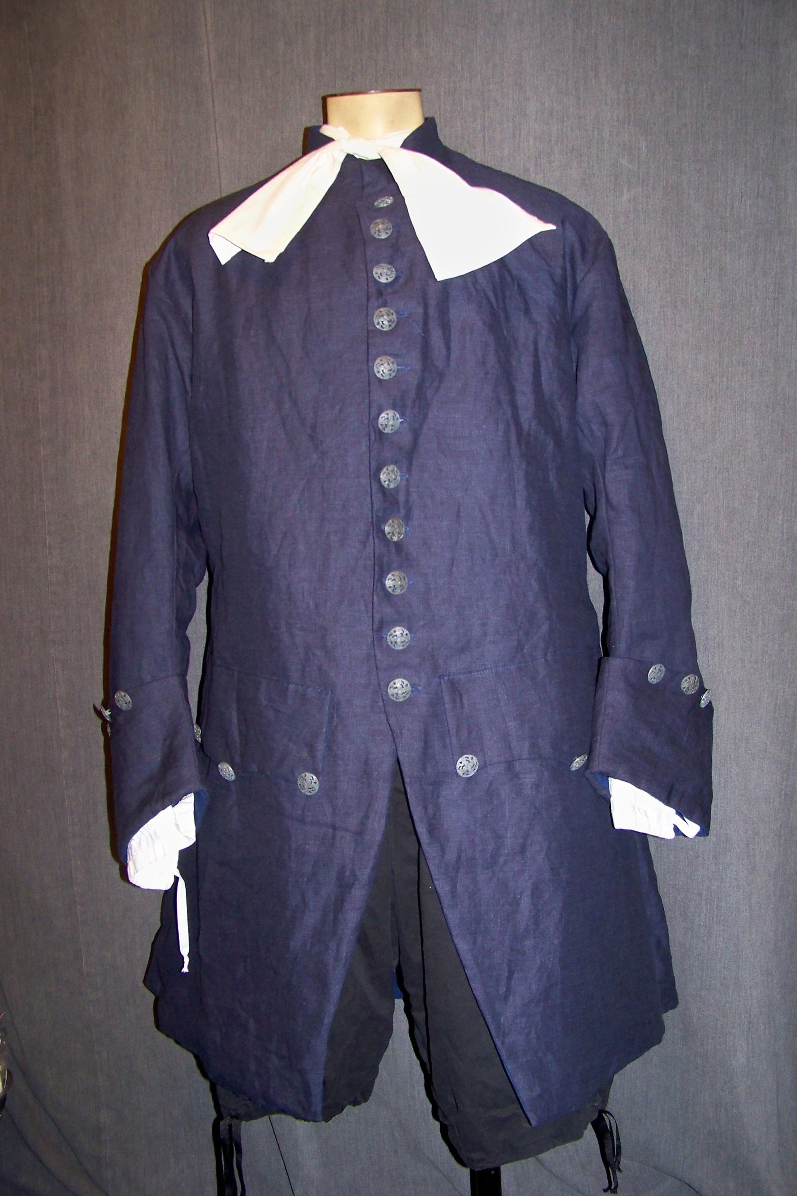 Handmade Cotton Muslin Cravat, 17th-19th Century Neckcloth - Etsy