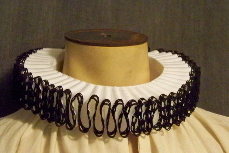 Neck Ruff Elizabethan Custom Renaissance Faire Ribbon - Etsy