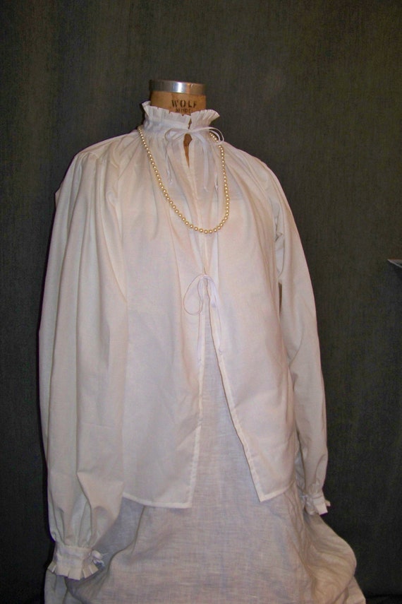 Ladies Partlet Sleeves Custom Cotton Ruffle Collar/Cuffs | Etsy