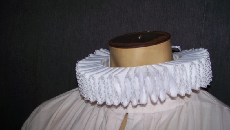 Neck Ruff Elizabethan Custom Renaissance Faire Ribbon - Etsy