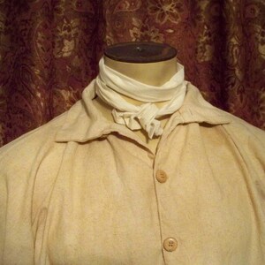 Handmade Cotton Muslin Cravat, 17th-19th Century Neckcloth - Etsy