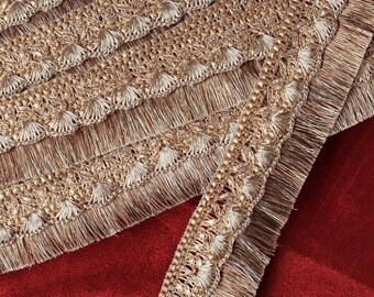 9 Yards 3'' Gold Fringe Trim Tassel Trim Eyelash | Etsy