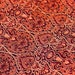 1 yard of Orange Brocade Fabric Poly Silk Brocade Fabric | Etsy