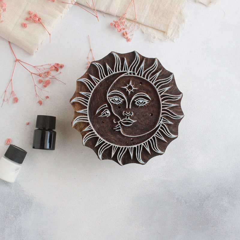 Moon Stamp - Etsy