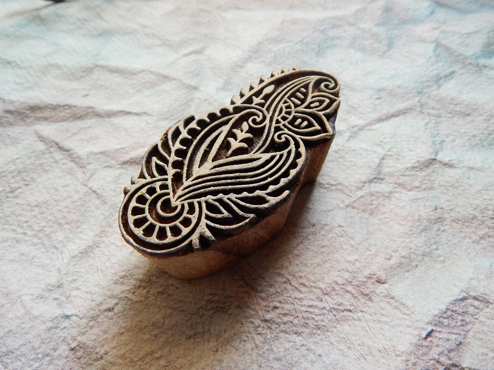 Indian Wood Stamp Floral Stamp Wooden Block Wooden Printing | Etsy