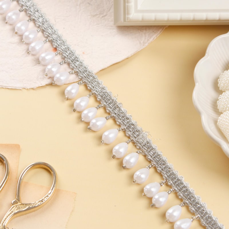Pearl Beaded Trim - Etsy
