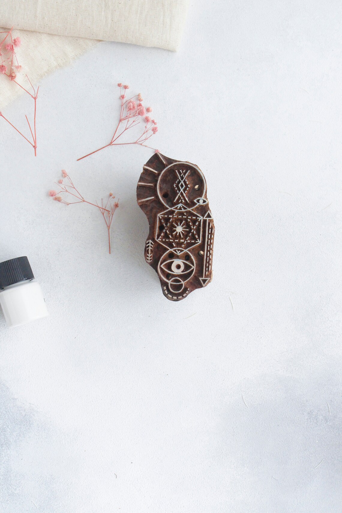 Sacred Geometry Stamp Textile Stamp Wooden Printing Block - Etsy