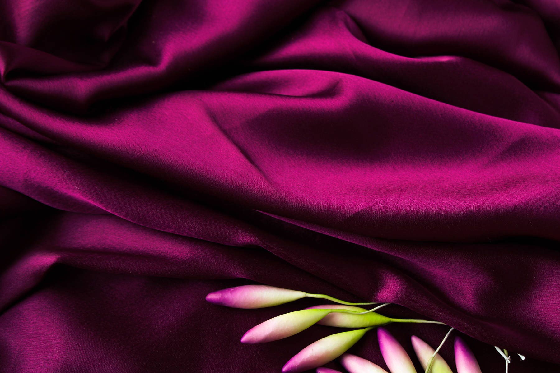 1 Yard of Wine Satin Fabric Indian Polyester Fabric Silky - Etsy
