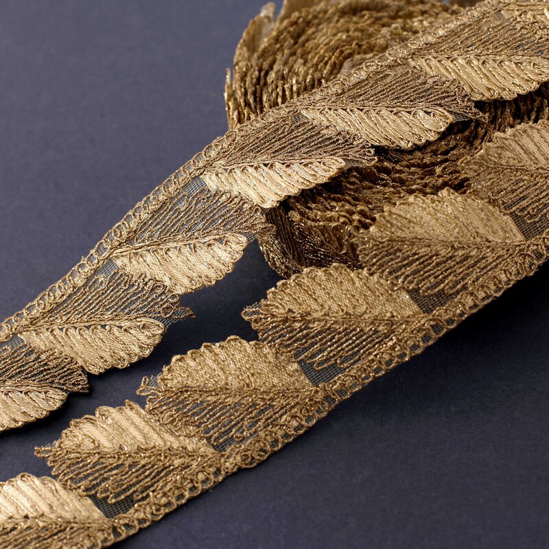 Gold Leaf Trim - Etsy