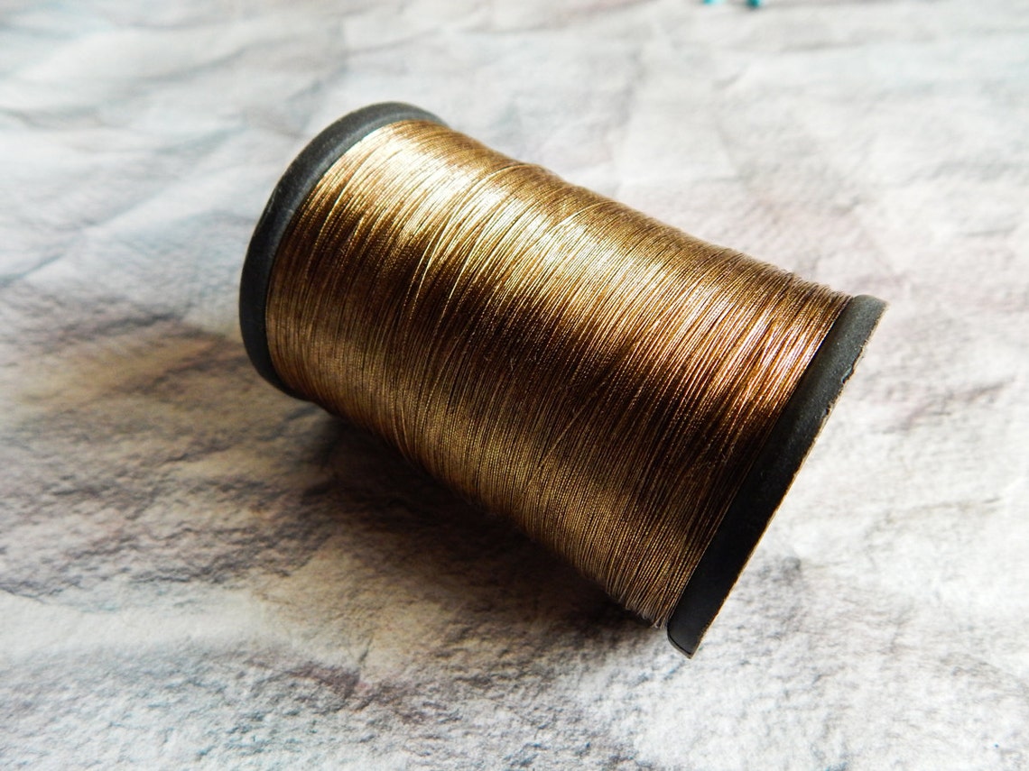 Gold Metallic Thread Embroidery Thread Hand and Machine - Etsy Australia