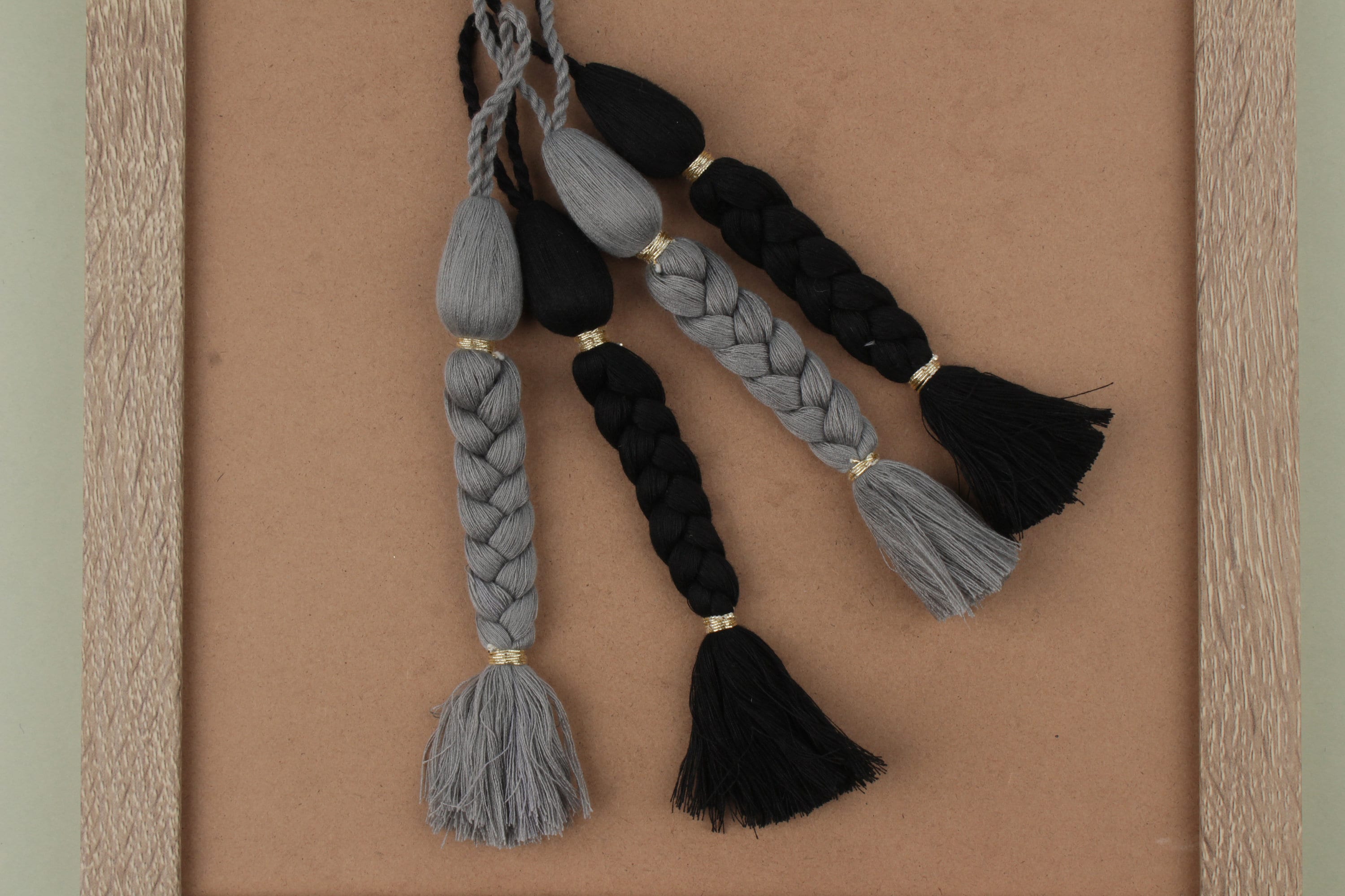 Neutral Tone Cotton Tassels Braided Tassels Jewelry Tassels - Etsy ...