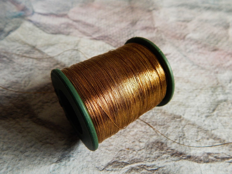 Gold Metallic Thread Embroidery Thread Hand and Machine - Etsy