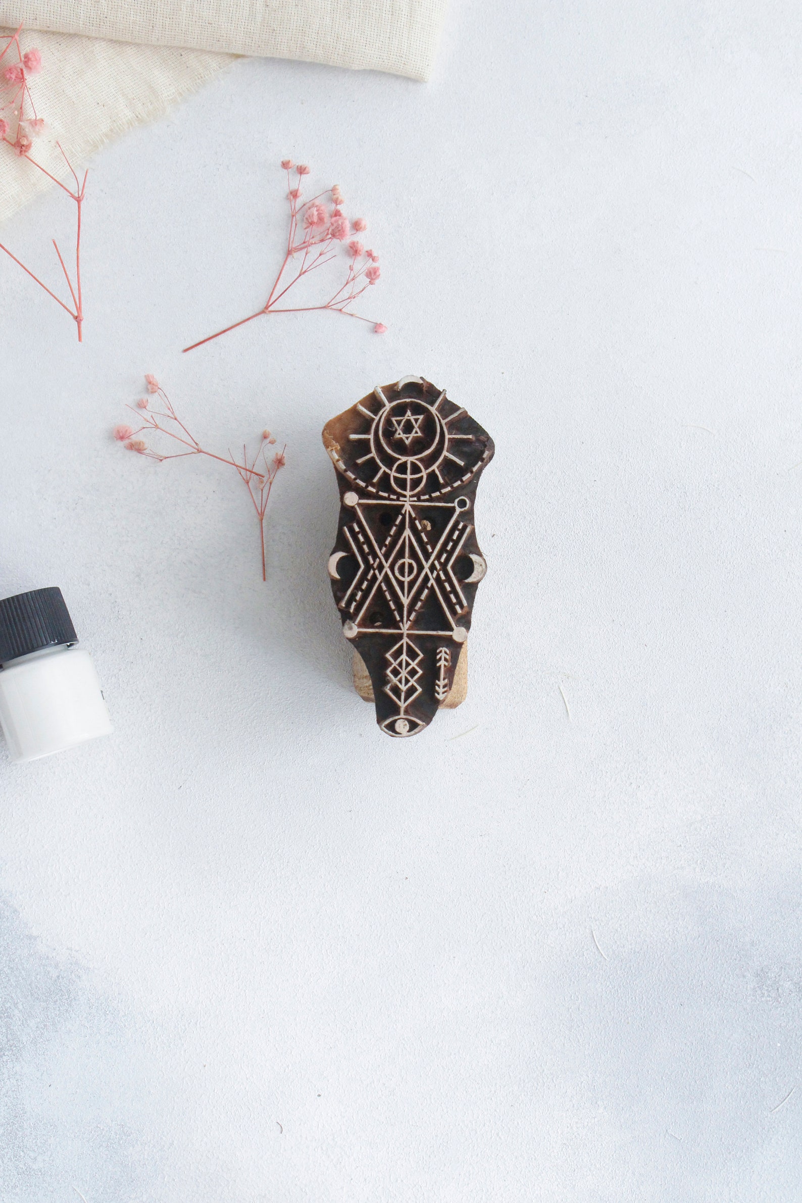 Sacred Geometry Stamp Textile Stamp Wooden Printing Block - Etsy