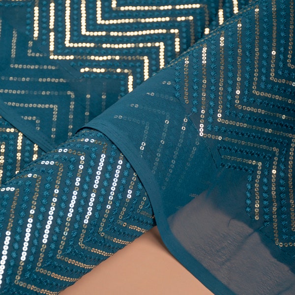 Teal Blue Fabric - Etsy