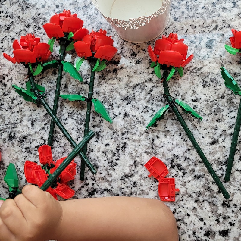 Building Block Flower - Etsy