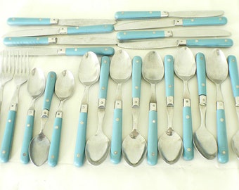 Blue Flatware | Etsy