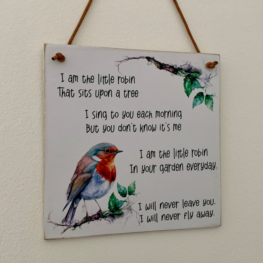 Grieving Gift, Robin Sign, Loved Ones, I Am the Little Robin That Sits ...