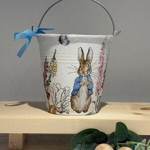 Peter Rabbit Beatrix Potter Bucket: Nursery Decor, Pencil Holder ...