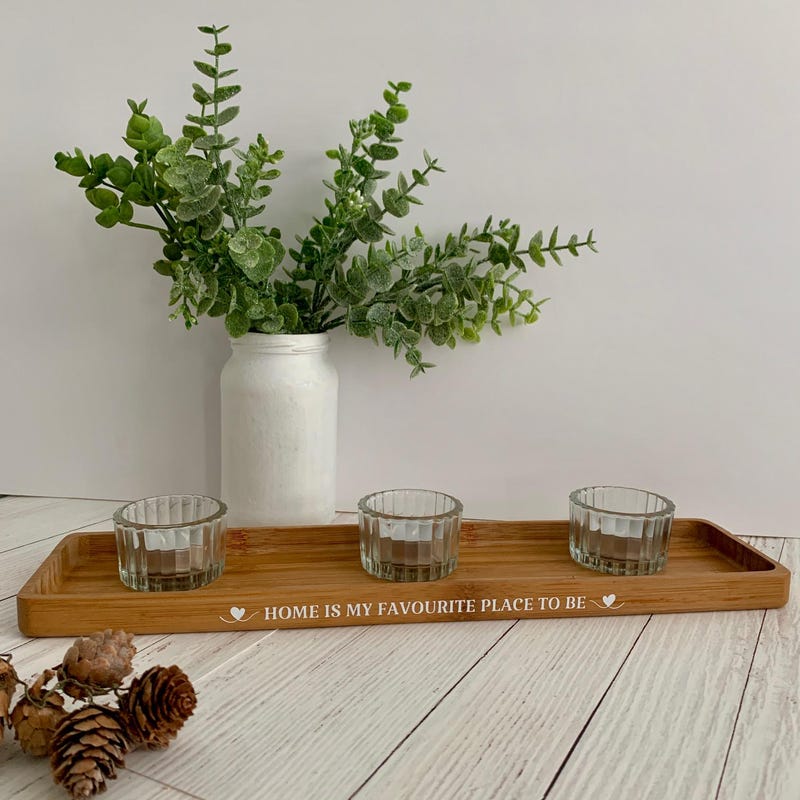 Candle Tray - Etsy