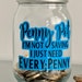 Savings Jar Change Jar Penny Pot Jar Money Jar Coin - Etsy