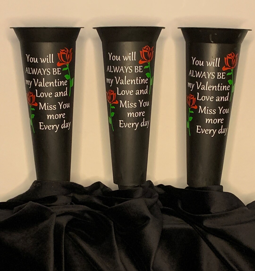 Personalised Memorial Vase Grave/crem Vase/flower Pot Remembrance Vase ...