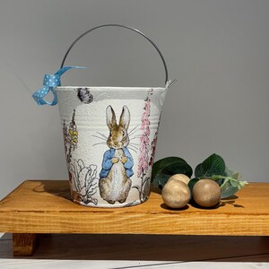 Peter Rabbit Beatrix Potter Bucket: Nursery Decor, Pencil Holder ...