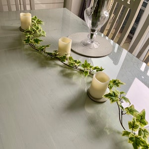 Elegant Variegated Ivy Garland Artificial Greenery for Wedding Decor ...
