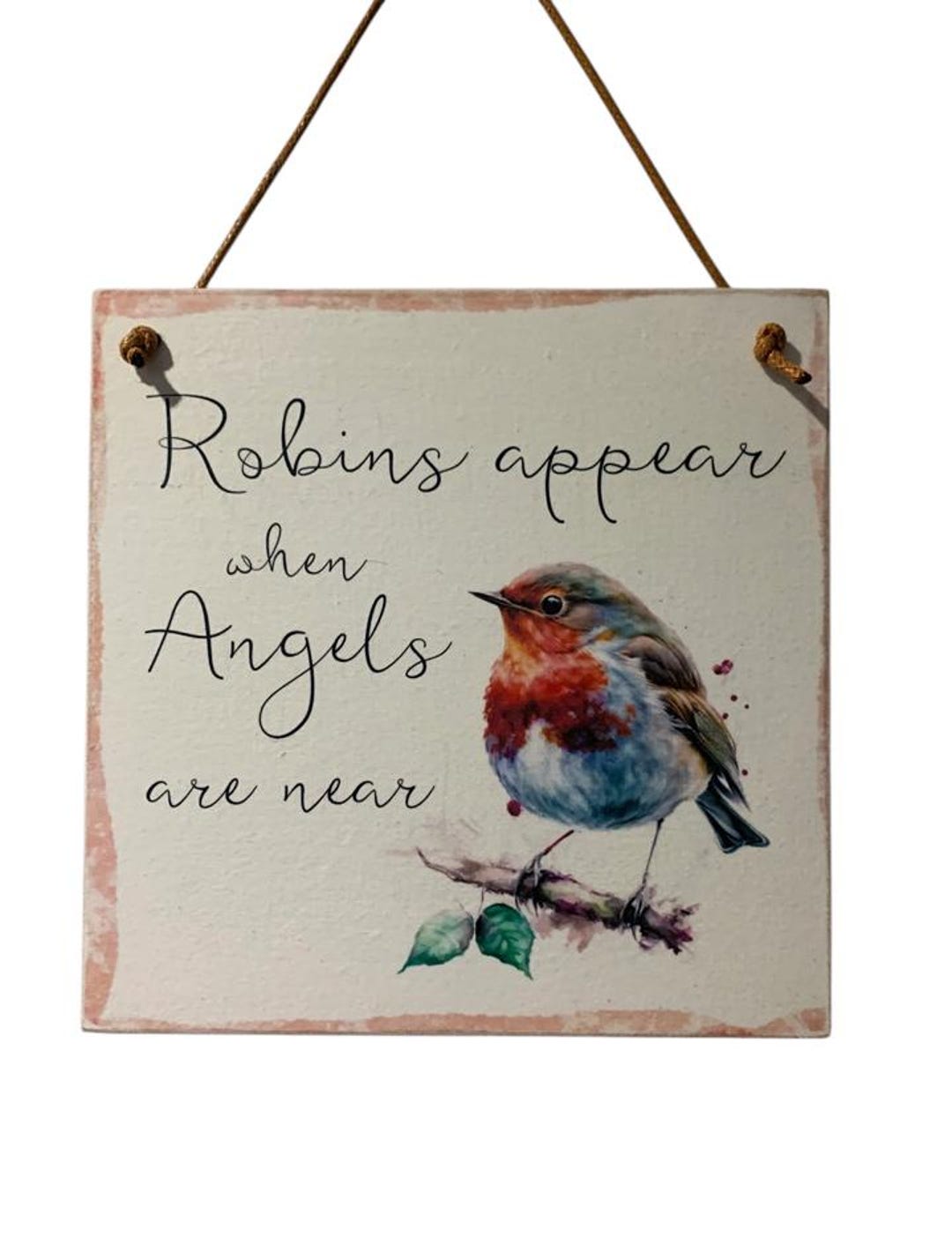 Robin Memorial Wooden Sign: Sympathy Gift, Loss of Loved One - Etsy