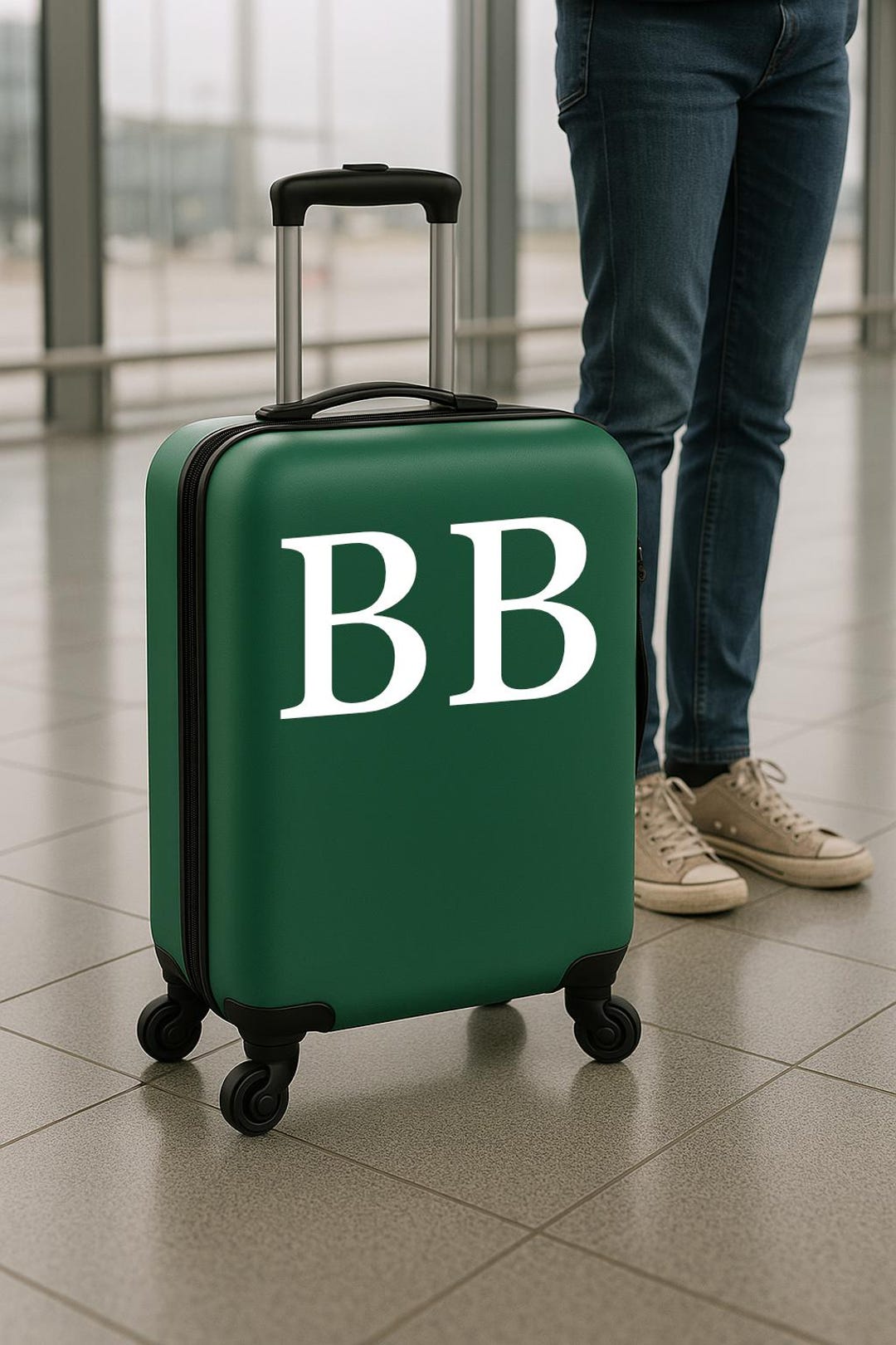 Personalized Luggage Decal: Custom Initial Name Sticker for Suitcase ...