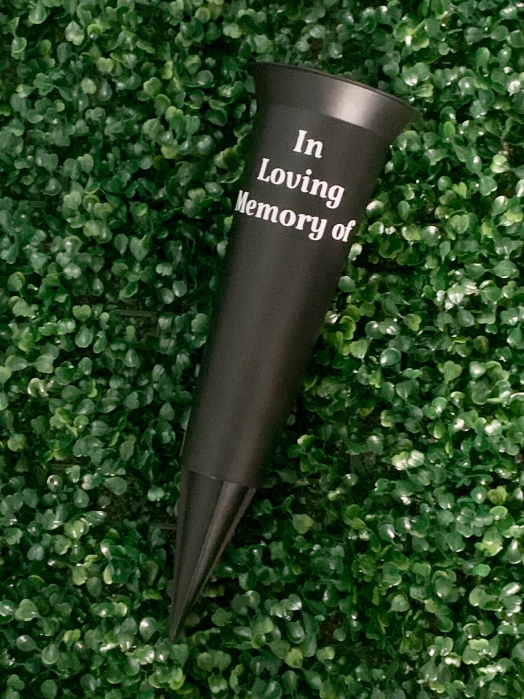 Memorial Grave Vase With Spike | Remembrance Flower Pot for Graveside ...