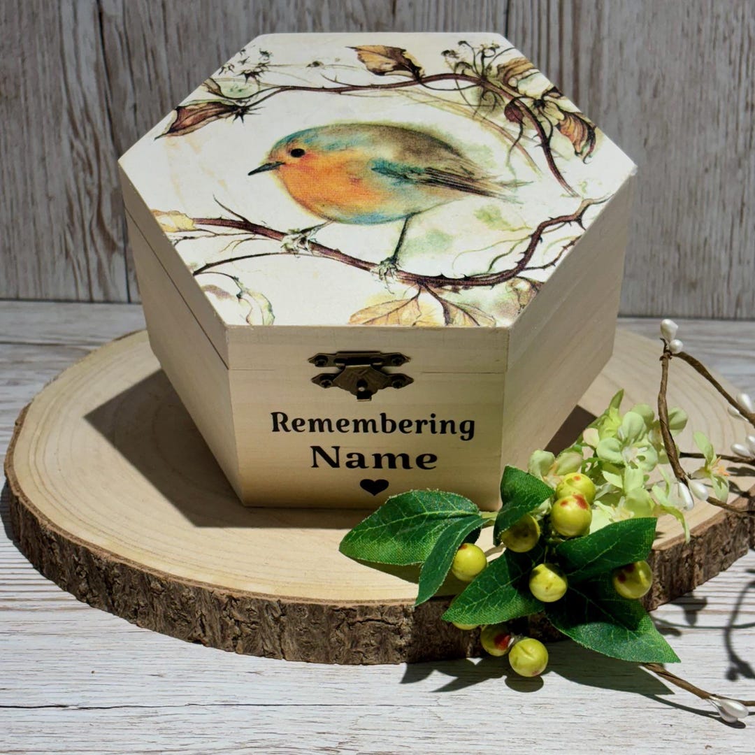 Wood Box, Keepsake Box, Sympathy Gift, Memorial Keepsake Box ...
