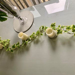 Elegant Variegated Ivy Garland Artificial Greenery for Wedding Decor ...