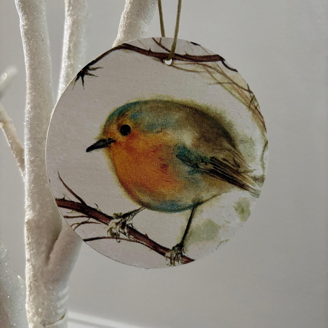 Wooden Robin Memorial Ornament: Sympathy Gift, Remembrance Decor ...
