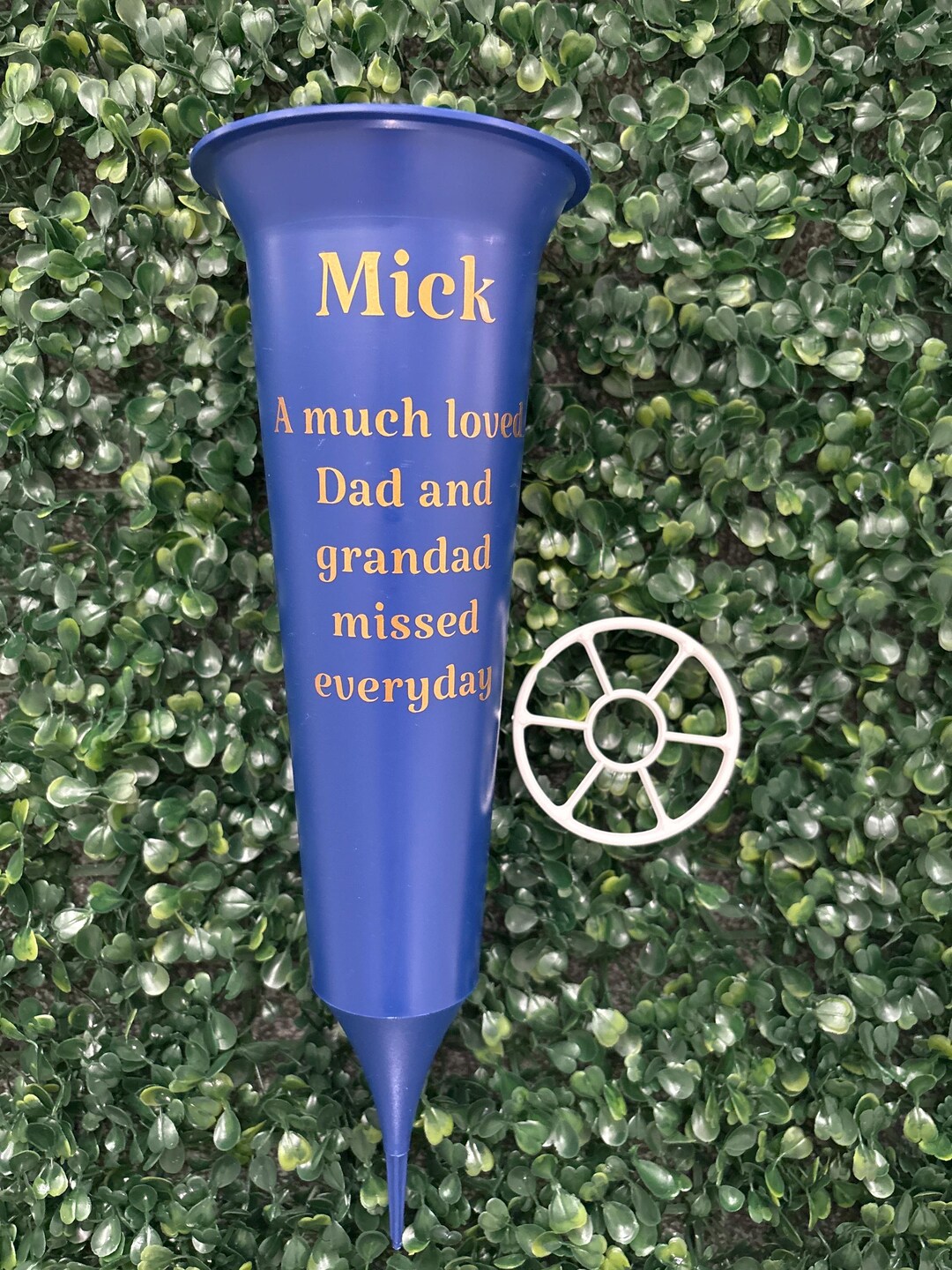 Cemetery Flower Vase Memorial Vase Grave Flower Holder Cremation Flower ...