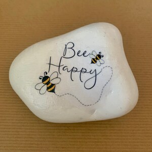 Pocket Rocks, Bee Happy, Inspirational Stone, Bee Pebble, Keepsake Gift ...