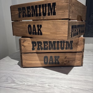 Wooden Rustic Hamper Box, Wedding Crate, Birthday Crate, Gift Box ...