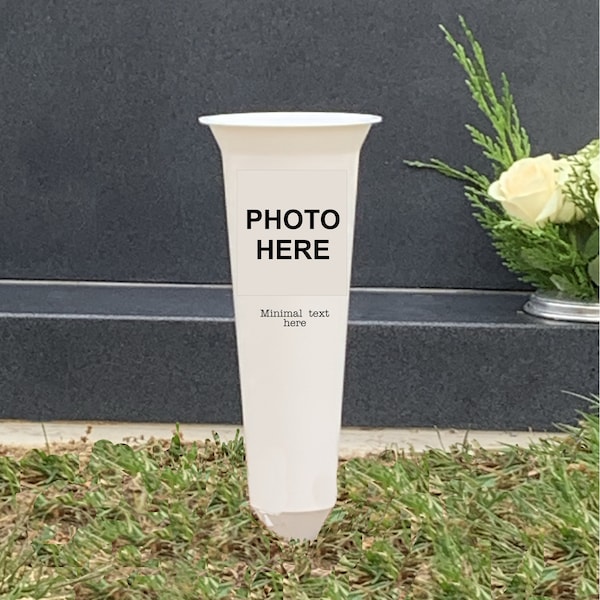 Flower Pot Grave With Photo - Etsy