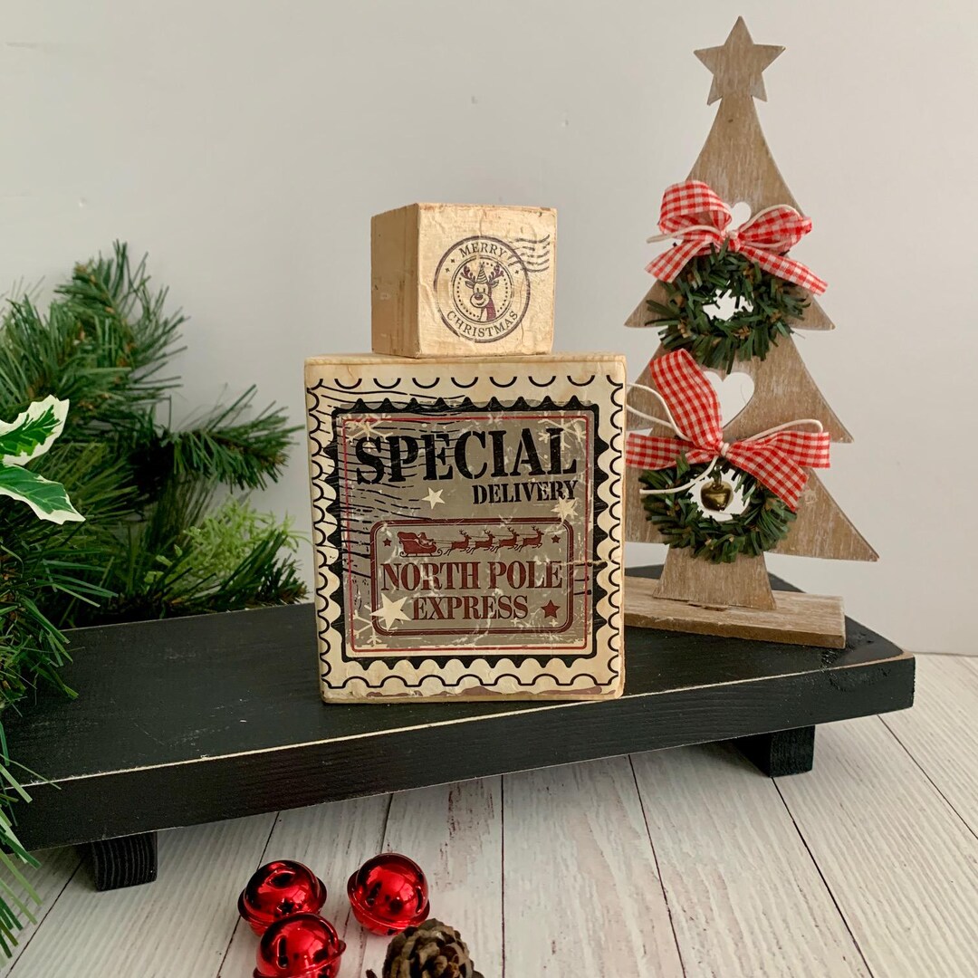 North Pole Delivery Sign, Wooden Sign, Special Delivery, North Pole ...