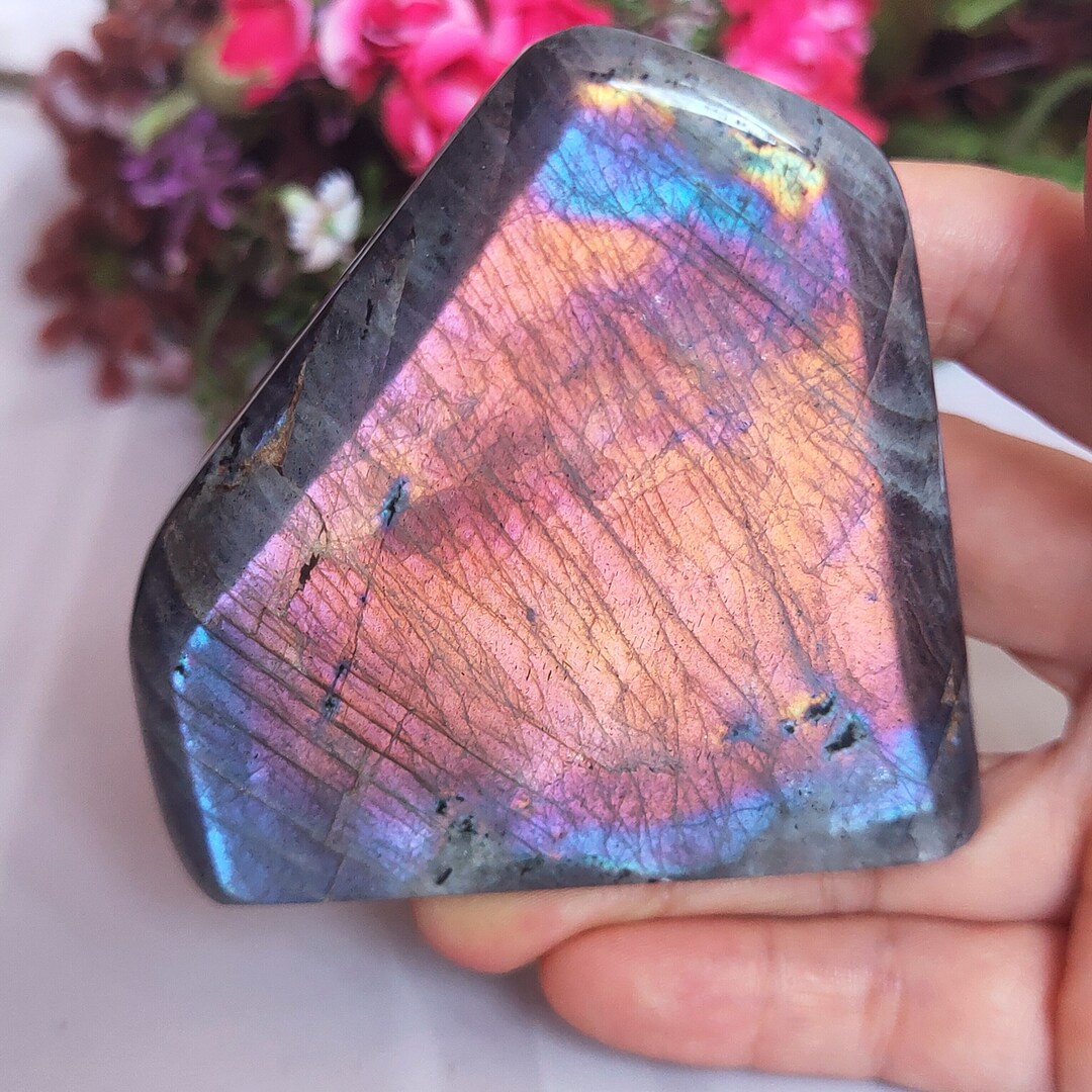 Purple Labradorite Stone, Mutiple Colors Labradorite Slab，p31122-153545 ...