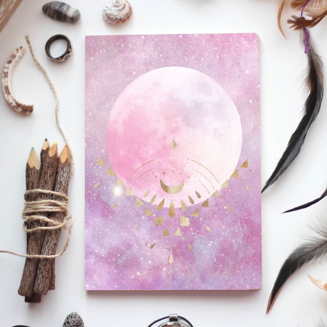 Moon Phase Journal Moon Phase Notebook Lunar Phase Journal - Etsy